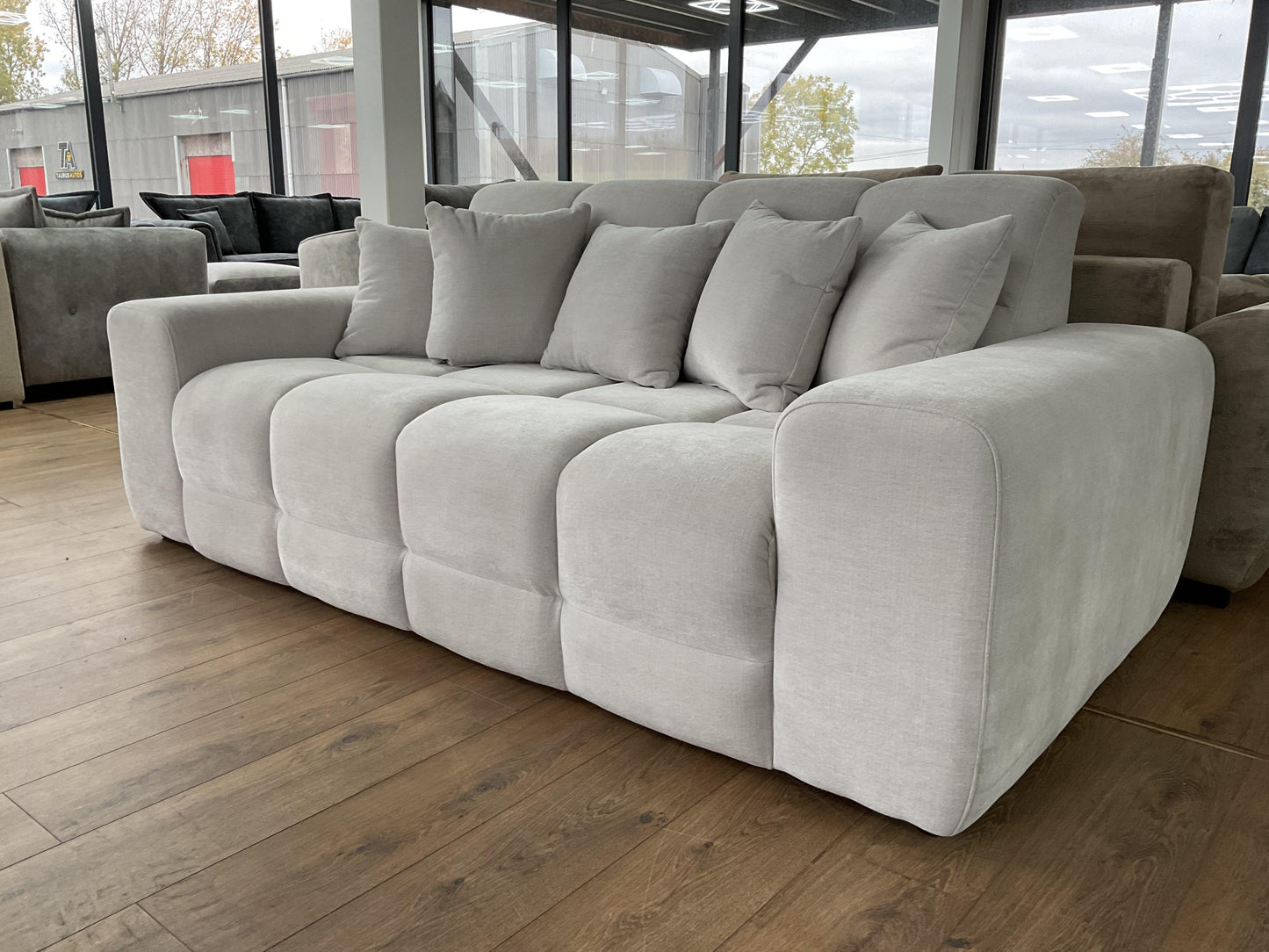 Jacob Sofa Natural 3 Seater – Beehive Furniture Wholesale